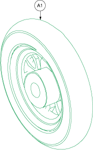 Pride Raptor (R3-1700) - Wheels - Front – Monster Scooter Parts