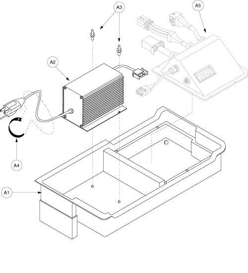 Pride Sidekick (SC200) - Utility Tray Assembly – Monster Scooter Parts