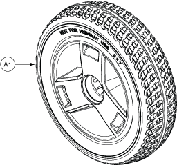 Go-Go LX54 (S54LX) - Wheel Assemblies - Front – Monster Scooter Parts