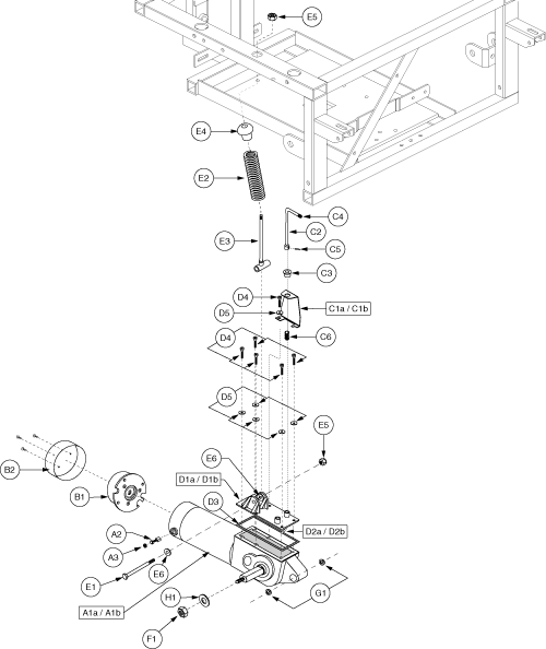 Jazzy 1170 XL - Motors / Freewheel - High Speed – Monster Scooter Parts