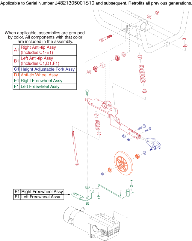Jet 3 Ultra - Ant -Tip / Freewheel Lever – Monster Scooter Parts