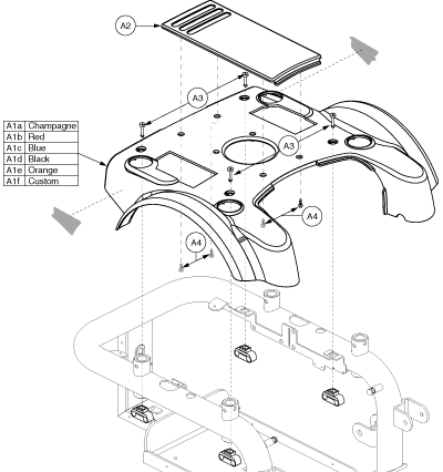 Quantum Q1121 - Shrouds - Tilt – Monster Scooter Parts