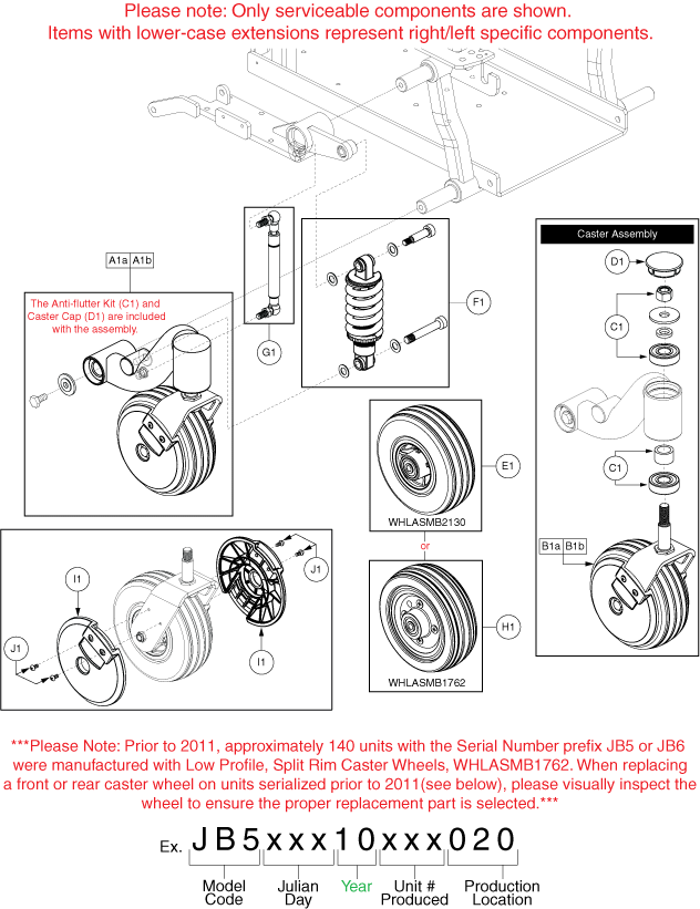Quantum Q6 Edge - Caster Arm / Suspension - Use W/ Vent Tray – Monster ...