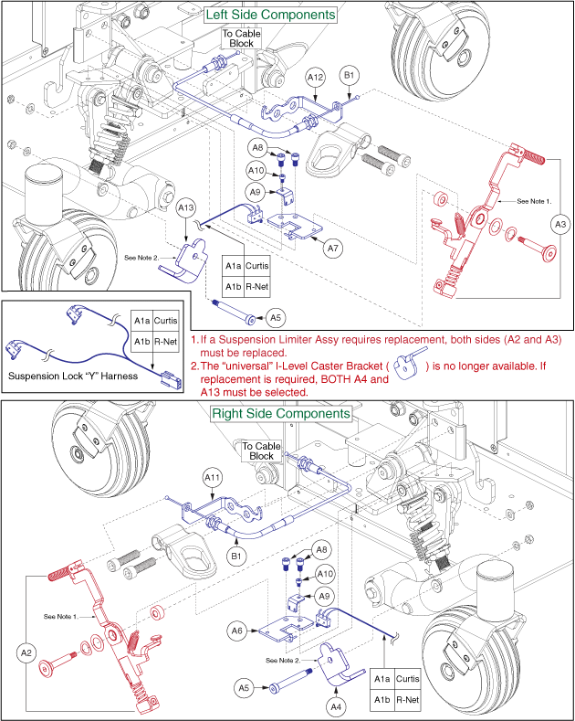 Quantum Q6 Edge HD - I Level - Base Components – Monster Scooter Parts
