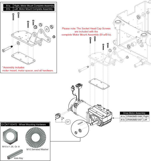 Quantum Q6000Z Pediatric - Motors / Motor Mounts - H2 W/ Accu- Trac ...