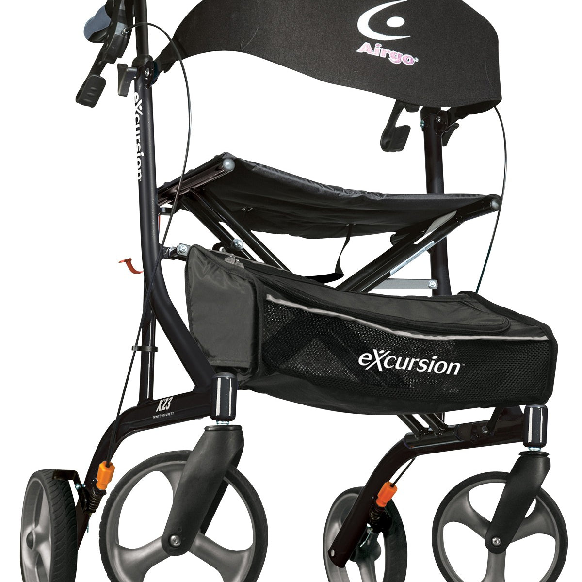 Drive Medical Airgo eXcursion X23 Lightweight Side-Folding Rollator (7 ...