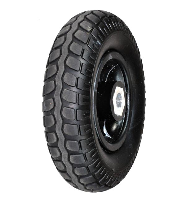 8"x2" (200x50) Solid Rear Wheel Assembly with Black Rim for the Drive ...