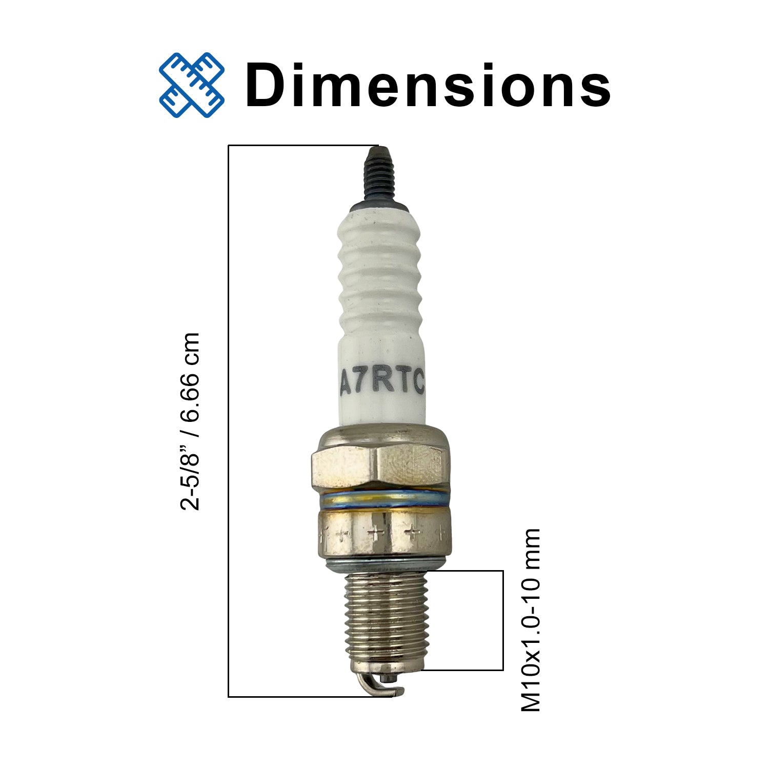 A7RTC Spark Plug – Monster Scooter Parts