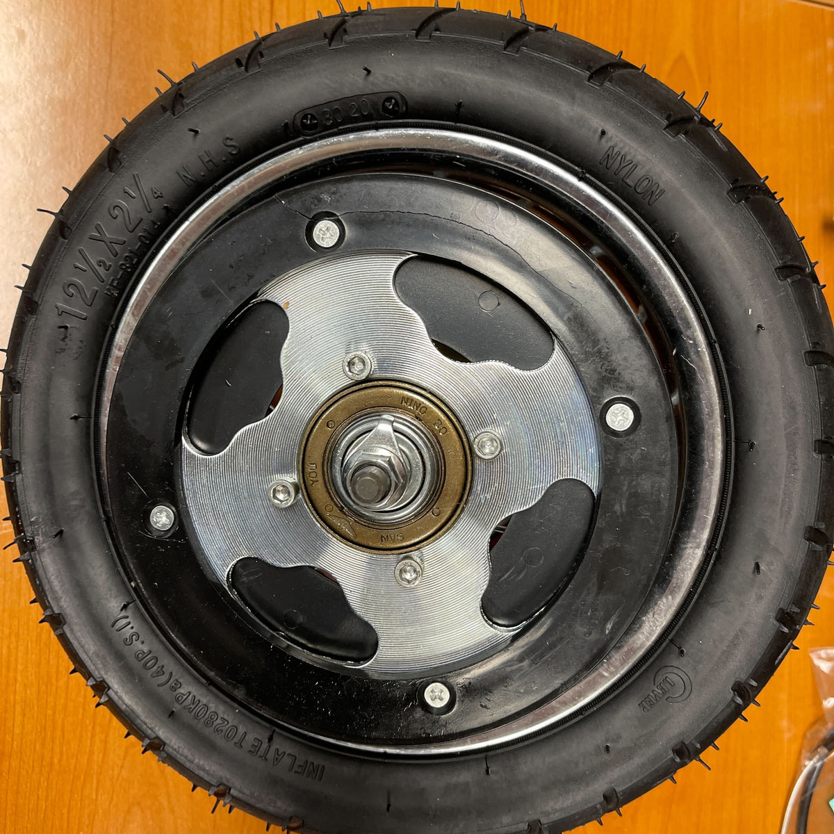 Rear Wheel Assembly with Wire Spoke Rim for the Razor Pocket Mod (Vers ...