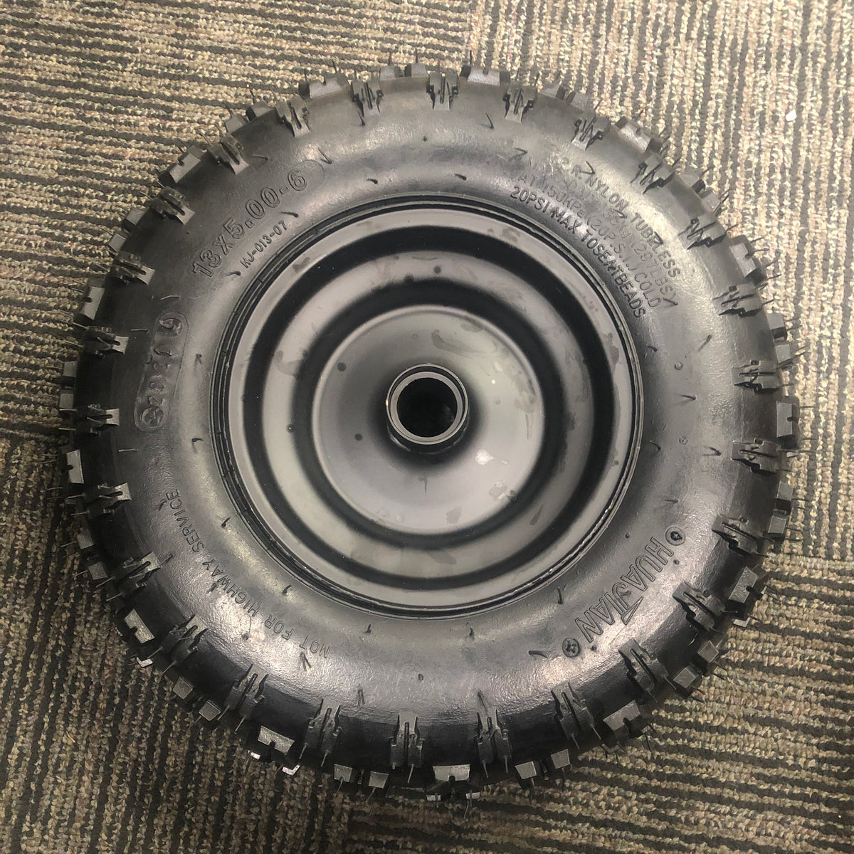 13x5.00-6 Front Tire and Rim Wheel Assembly for Coleman CK100 & SK100 ...