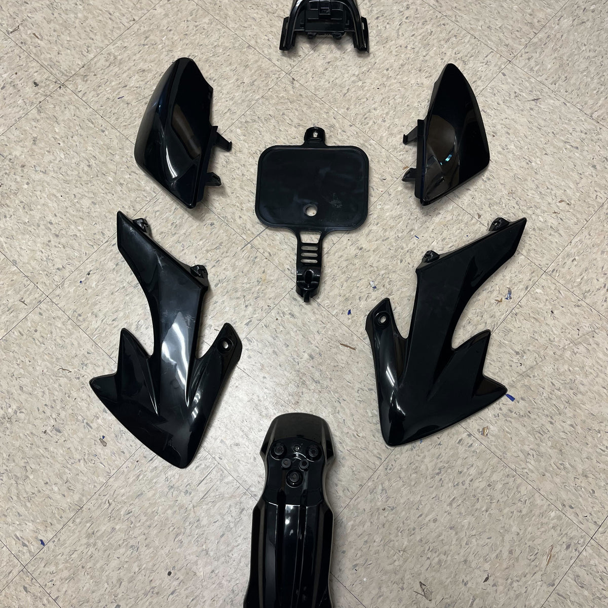 Honda CRF Style 50cc - 70cc Dirt Bike Fender & Body Panel Set (Small ...