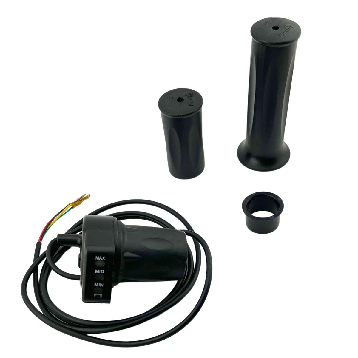 24 Volt 4 Wire Half Grip Twist Grip Throttle with LED Battery Level Me ...