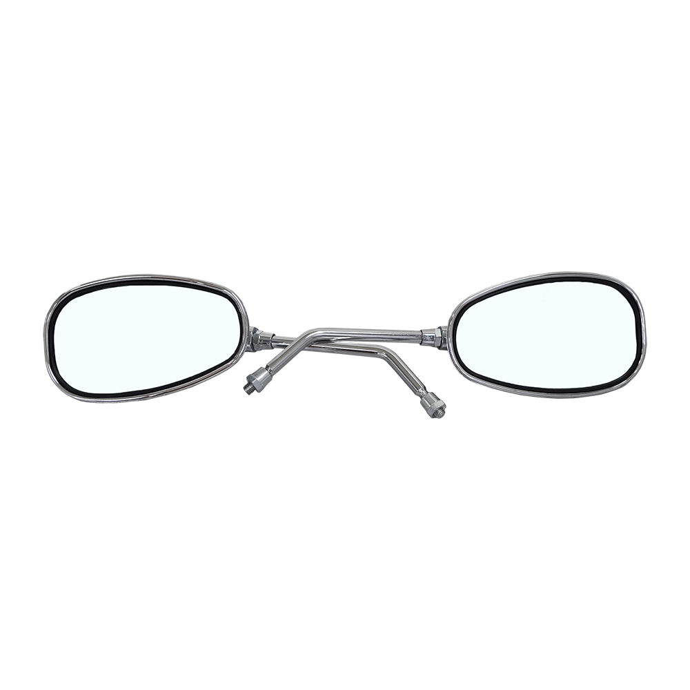 Chrome Scooter Mirror Set with Oblong Mirrors – Monster Scooter Parts
