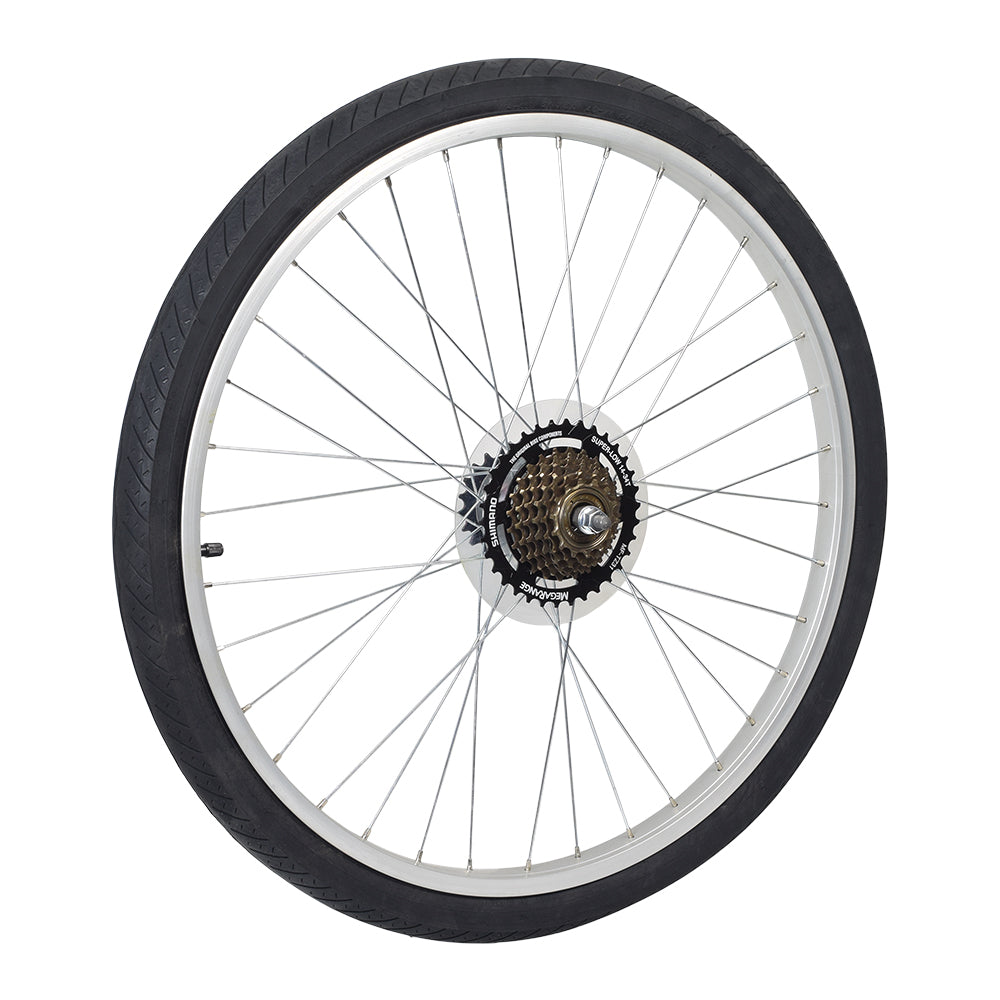 26" Rear Wheel Assembly for eZip and IZIP Mountain-Style Electric Bike ...