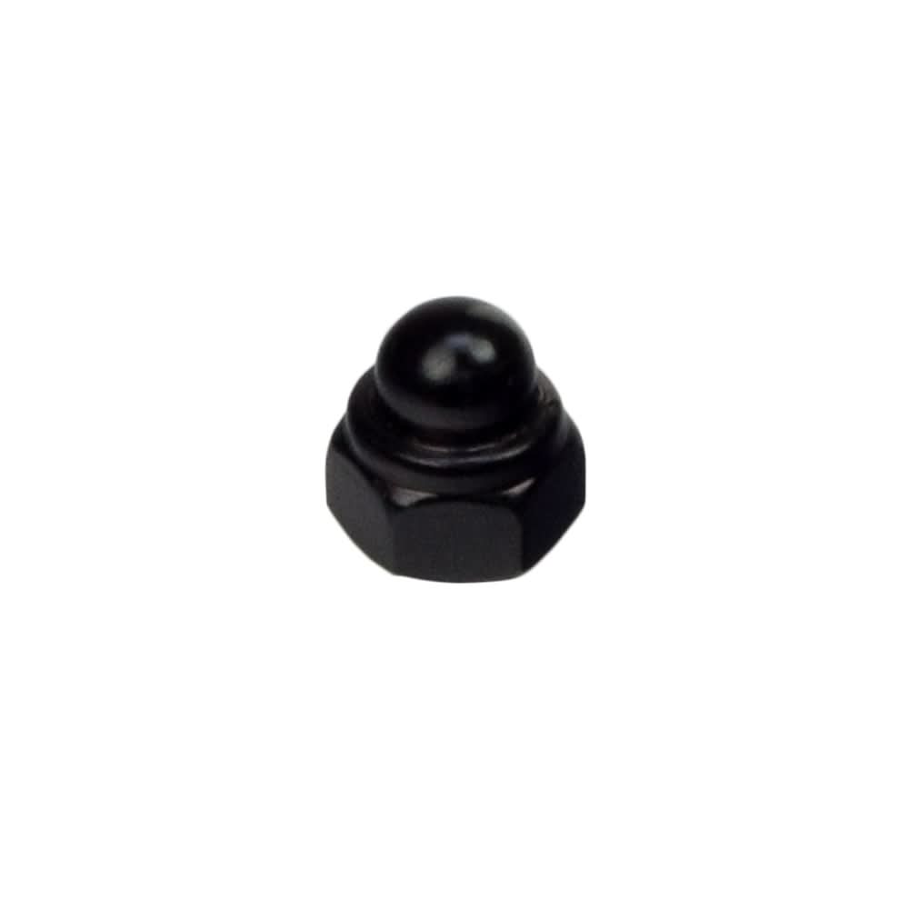 M8-1.25 Black Zinc Acorn Nut (NUTACRN1012) – Monster Scooter Parts