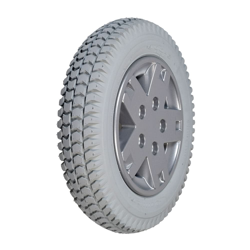 14"x3" (3.00-8) Flat Free Drive Wheel Assembly for the Quantum Q6 Edge ...