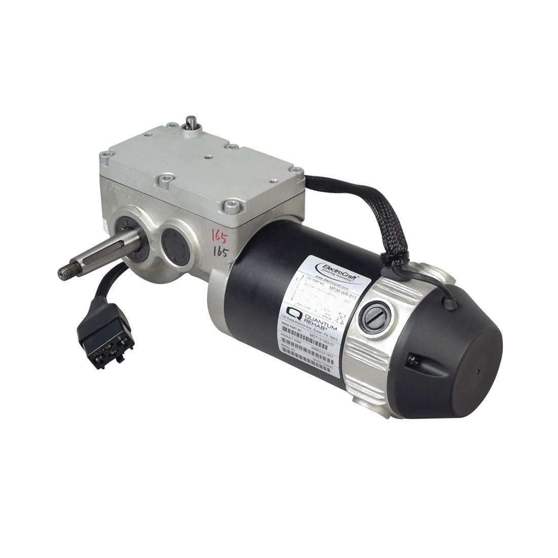 6 MPH I-Song ElectroCraft Motor & Gearbox Assembly for Quantum Q6 Edge ...