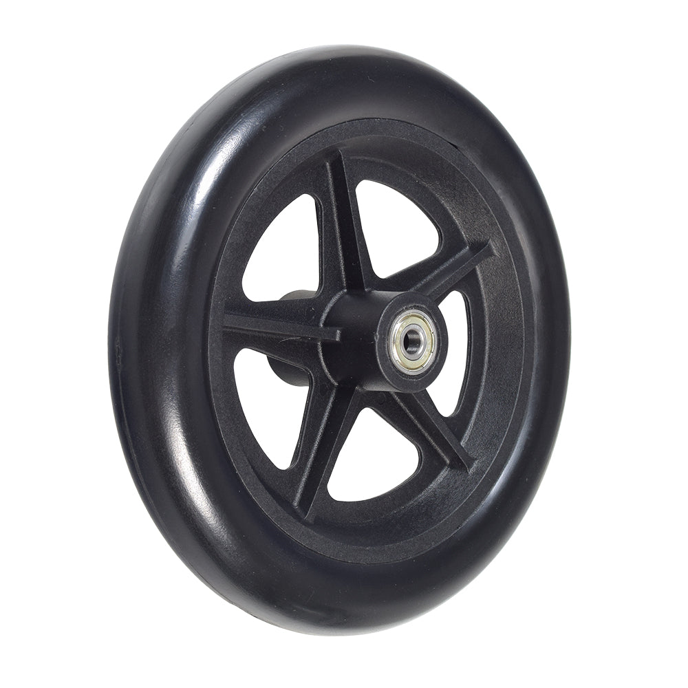 8"x1.25" Flat-Free Black Caster Wheel Assembly for the Pride Stylus 40 ...