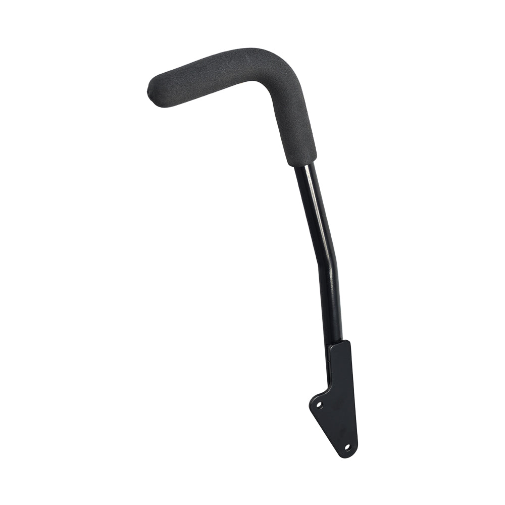 18" Black Right Side Back Cane Assembly with 10 Degree Bend for Invaca ...