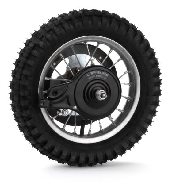 Rear Wheel Assembly with Wire Spokes for the Razor MX350 (Versions 9-2 ...