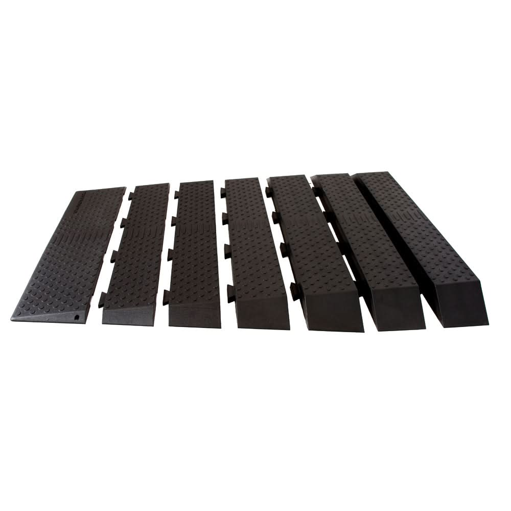 1" - 4" Full Length Rubber Threshold Ramp Kit (RAMPRBKIT 4R) – Monster ...
