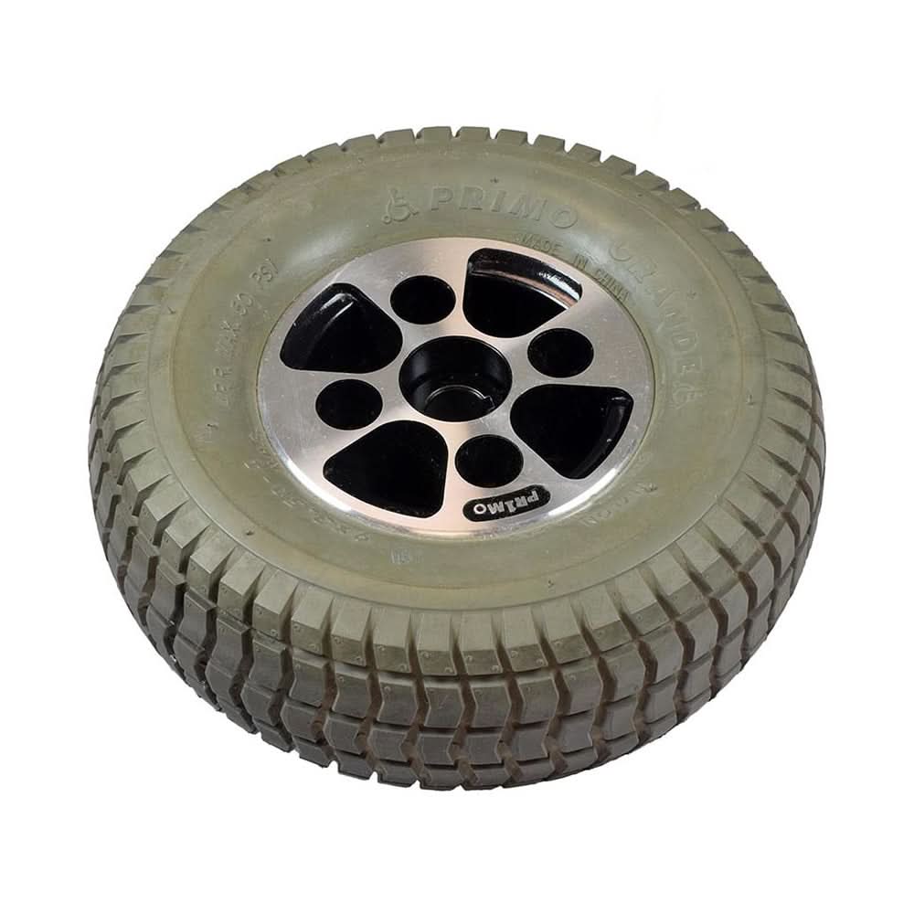 9x3.50-4 Foam Filled Drive Wheel Assembly for the Hoveround® MPV5® (Us ...