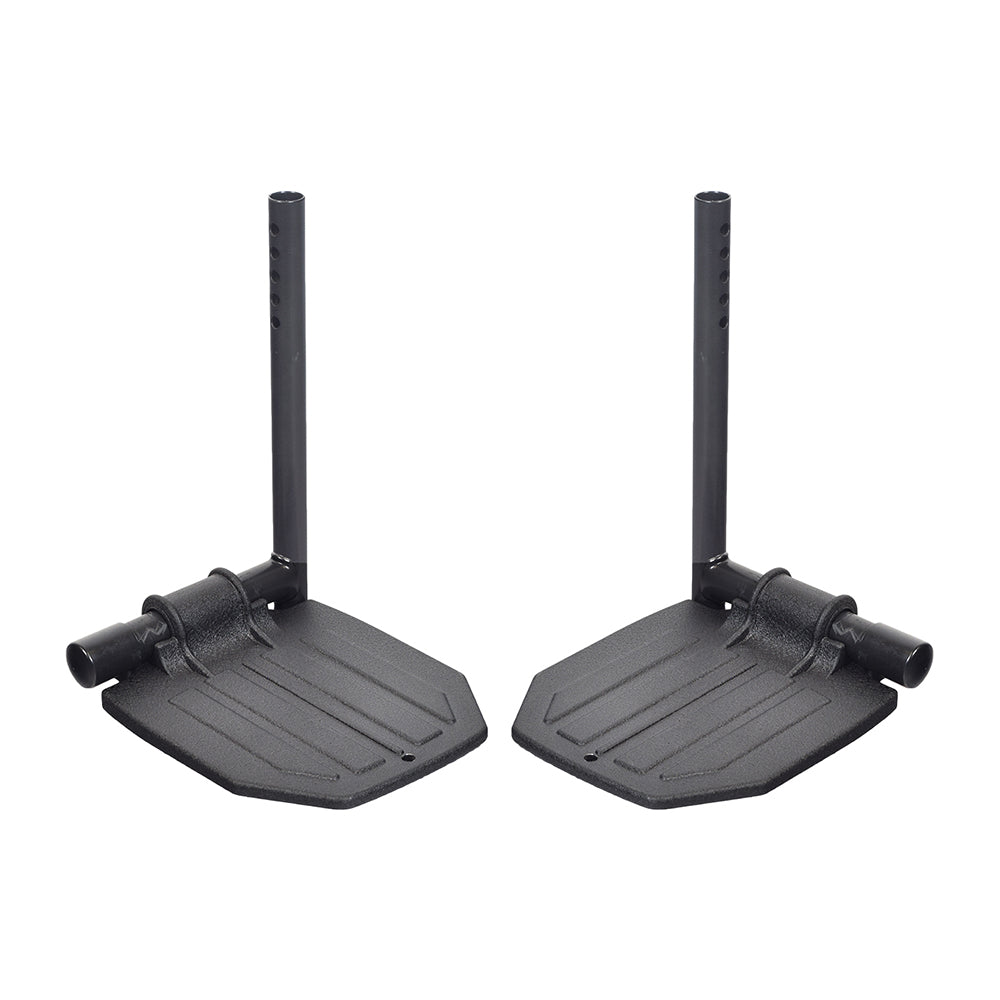 Black Pivot/Slide Tube Assembly with Aluminum Footplate for Invacare N ...